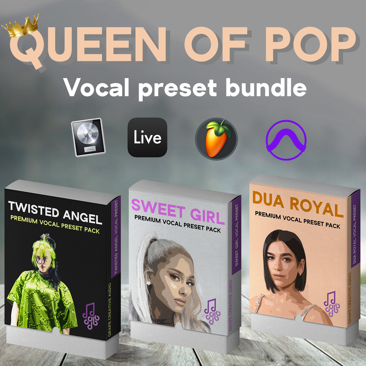 Queen of Pop Vocal Preset Bundle – Grape Creative